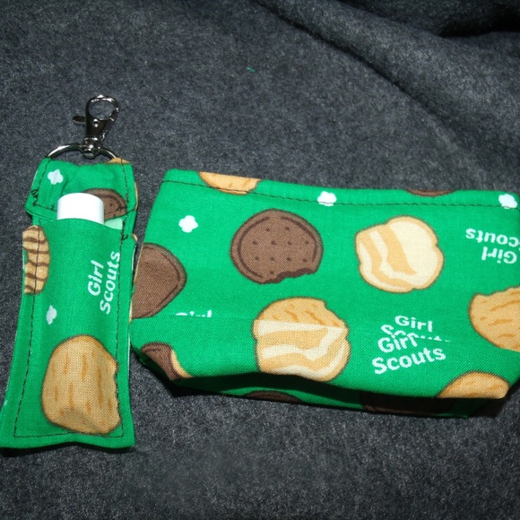 Handmade | Accessories | Girl Scout Messenger Bag Chapstick Holder Coin ...